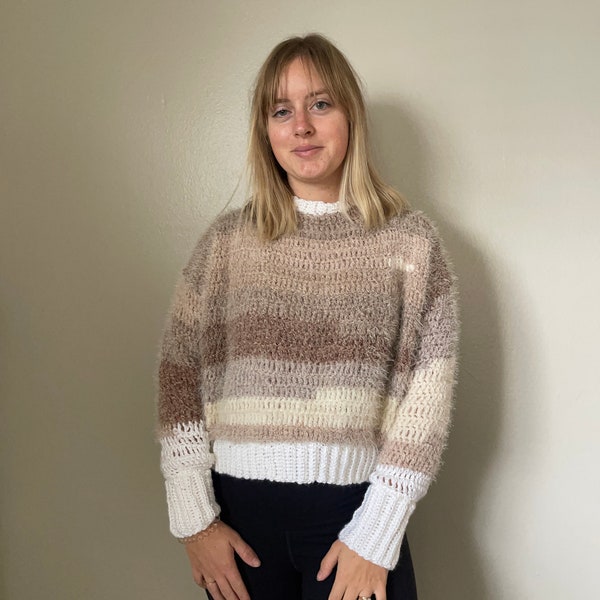 Hand Crochet Sweater - Etsy