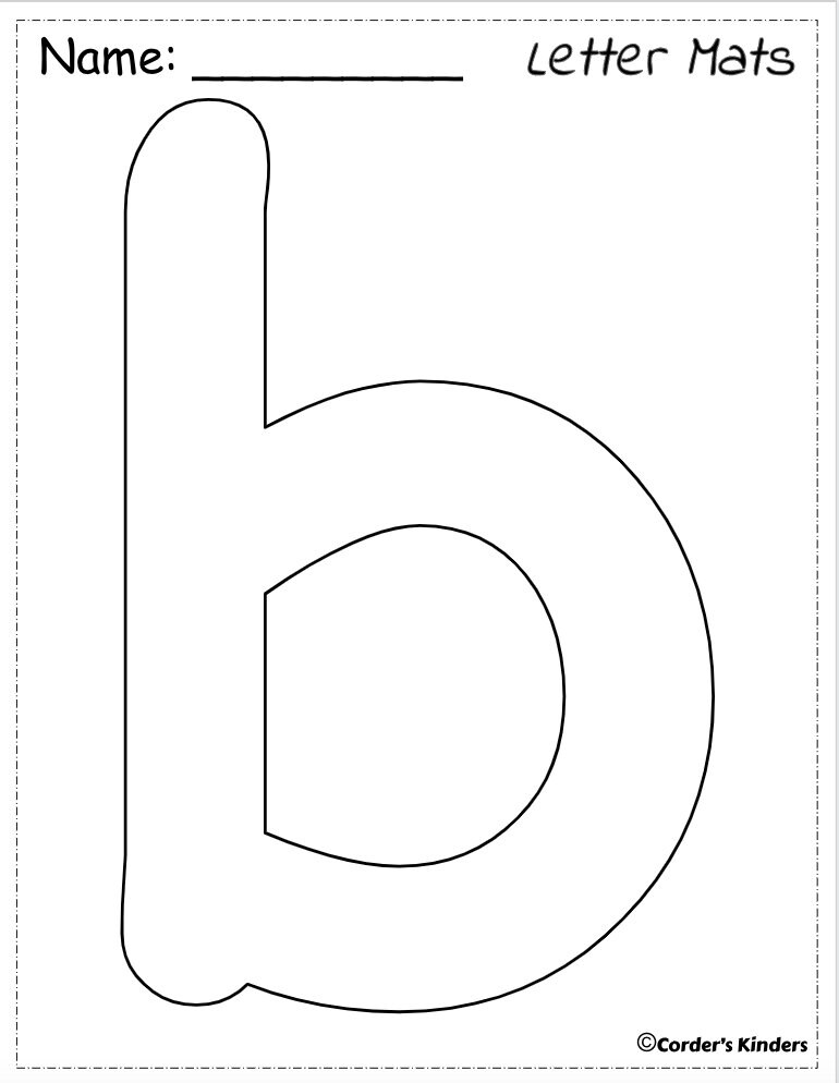 Alphabet Letters Mats | Letter Tear and Glue | Letter Art Printables - Etsy