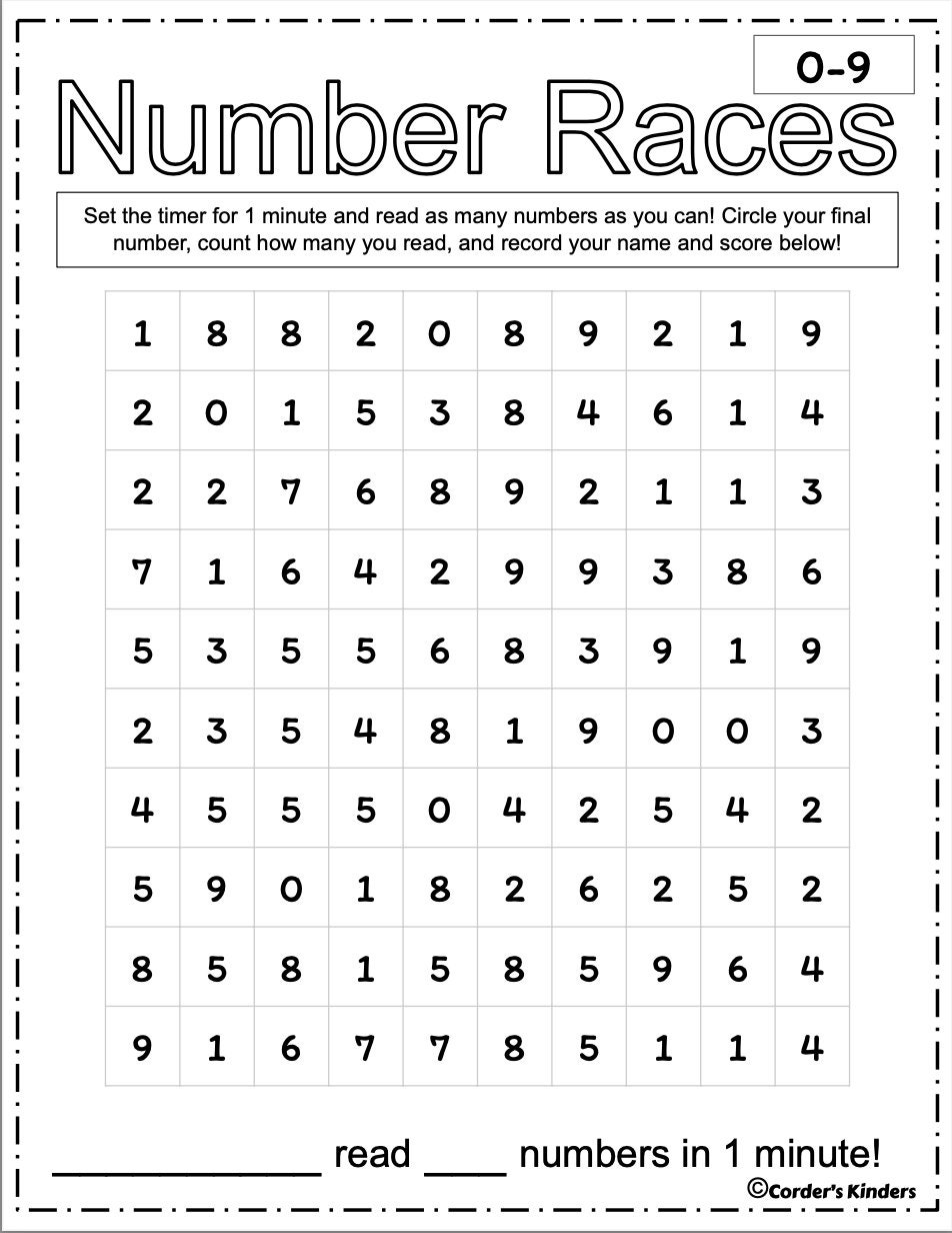 Number Activity Bundle | Number Fluency | Color by Number | Number Mats ...