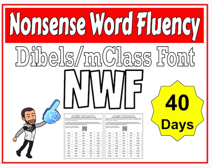 Nonsense Word Cards | Short Vowel Phonics Cards | Decoding CVC Blends ...