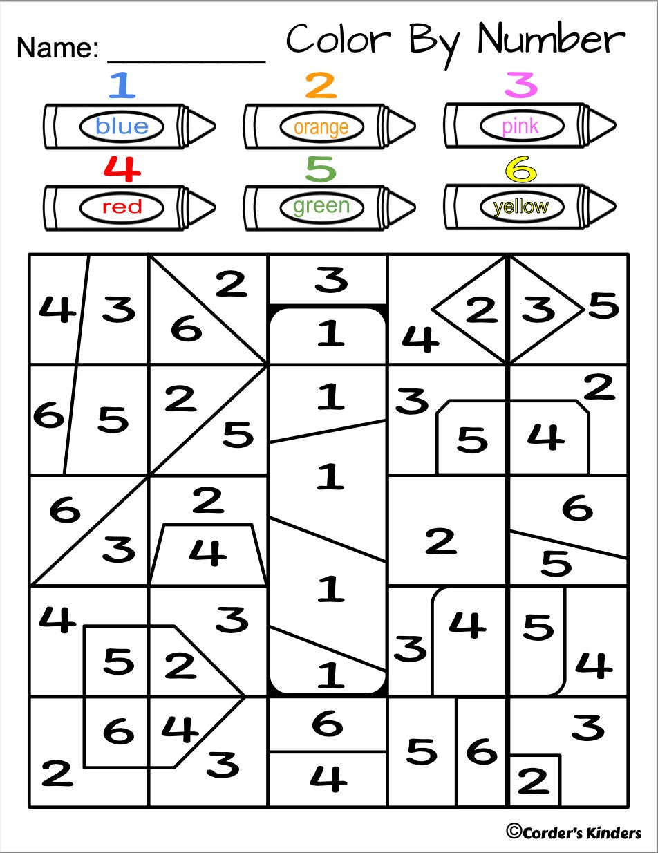 Number Activity Bundle | Number Fluency | Color by Number | Number Mats ...
