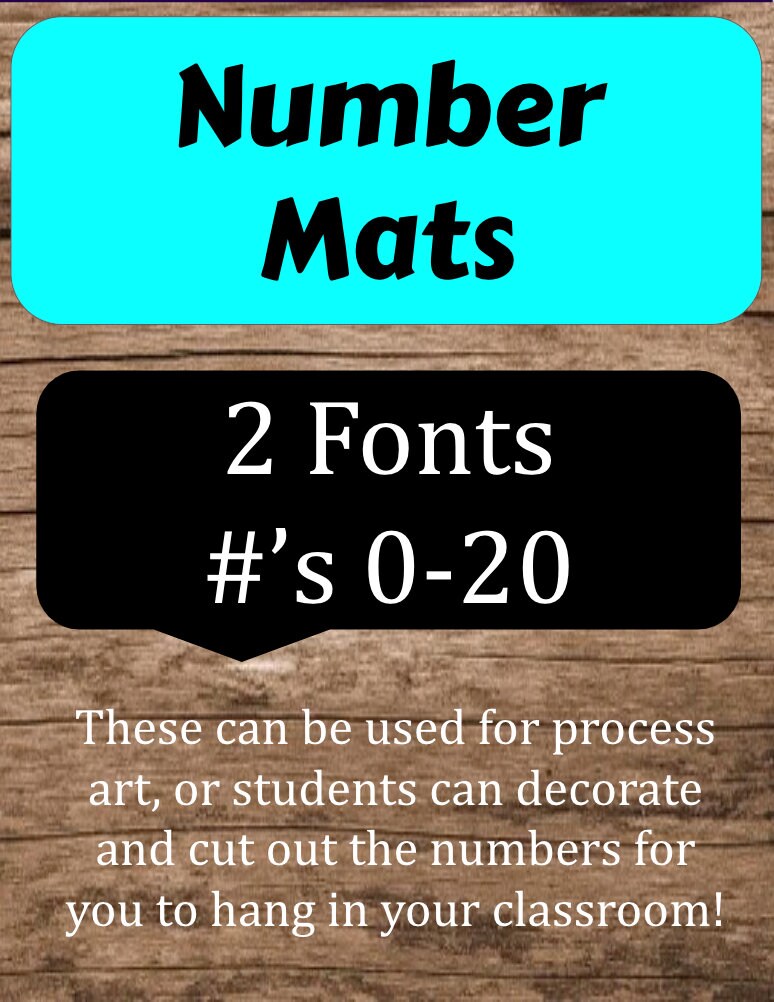 Number Activity Bundle | Number Fluency | Color by Number | Number Mats ...