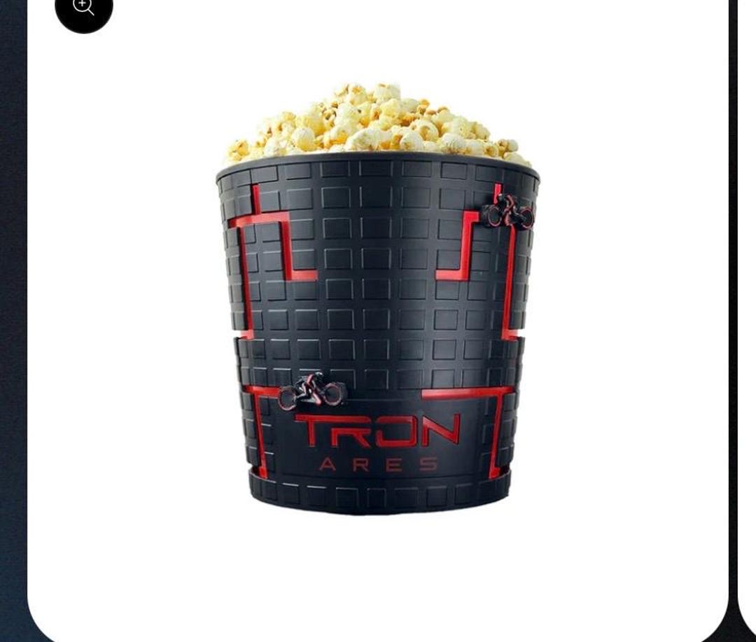 AMC Exclusive Tron: Ares Light up Popcorn Bucket - Etsy