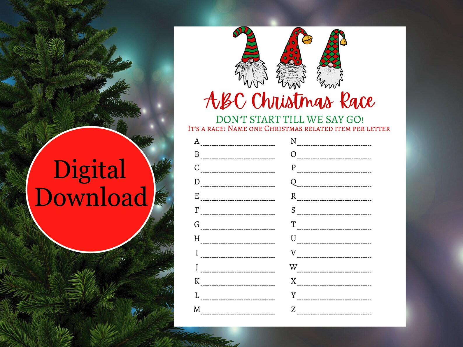 Christmas Game, Xmas Holiday Race Game, Christmas Family Game ...