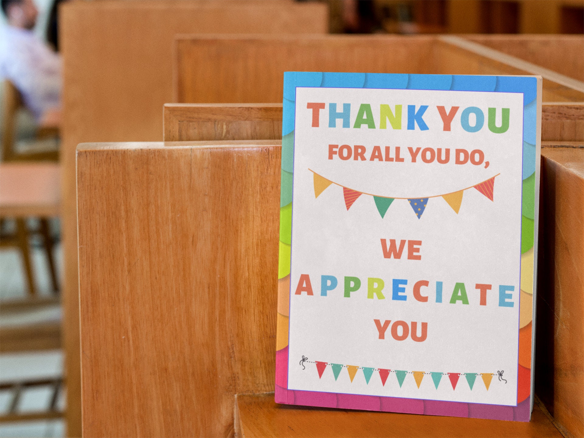 Teacher Appreciation Sign Printable, "thank YOU for All You Do, We ...