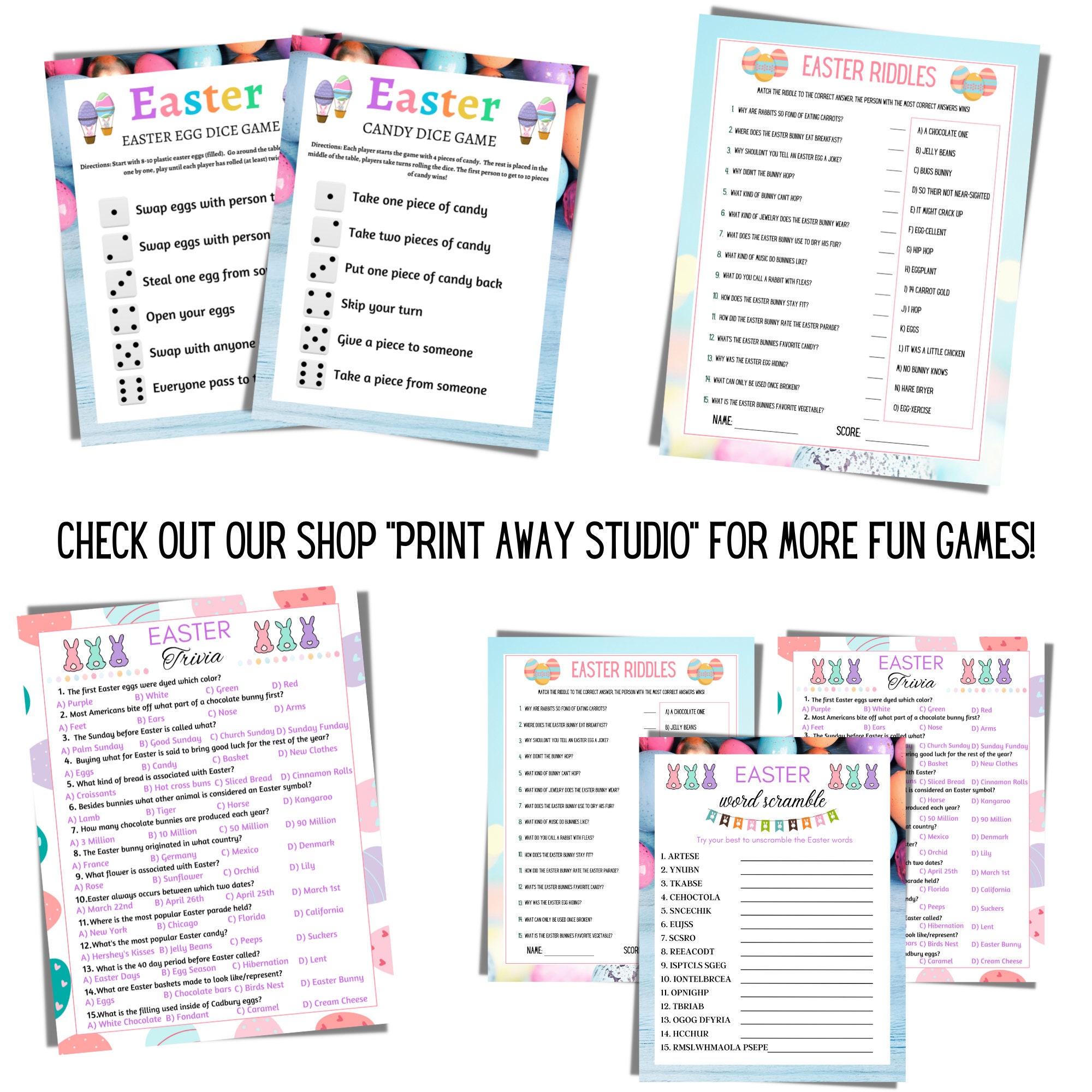 Printable Easter Game, Maze, Easter Activity for Kids and Adults ...