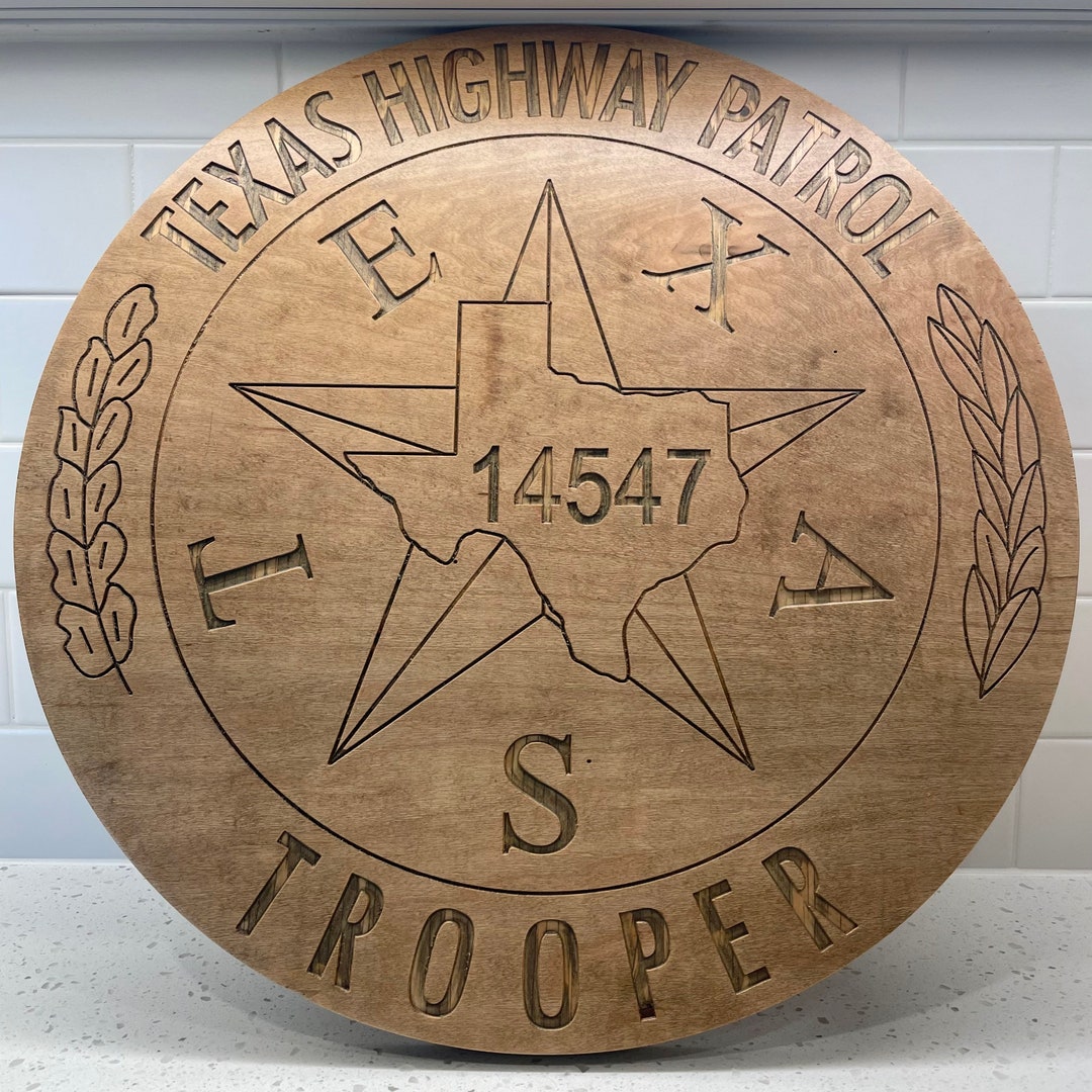 Texas Highway Patrol Badge - Etsy