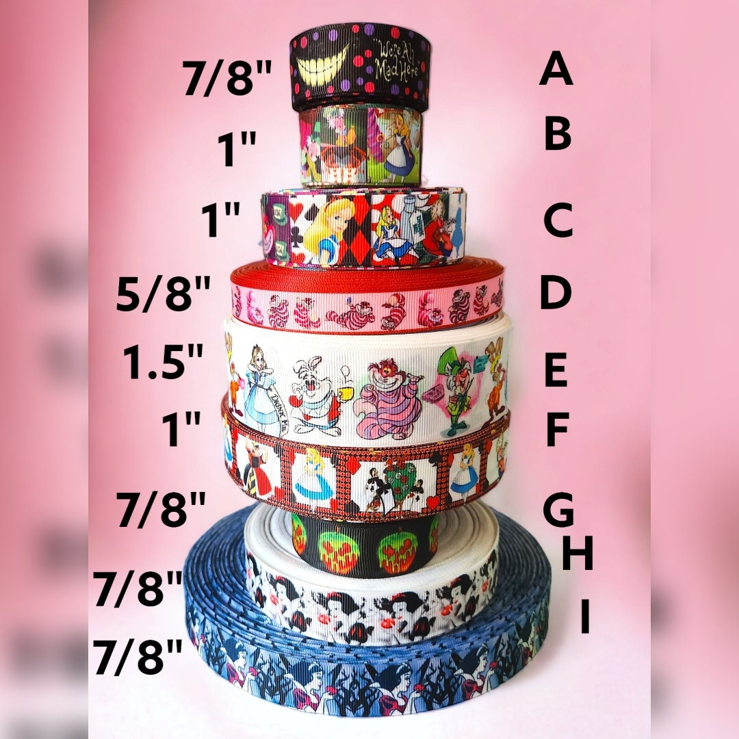 5/8" or 7/8" or 1" or 1.5" Cartoon Fairytale Movie Ribbon - Etsy