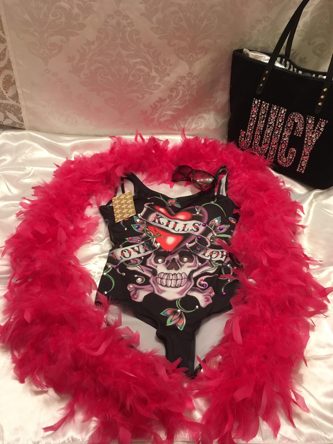 Gorgeous Vintage Y2k Ed Hardy Bathing Suit - Etsy