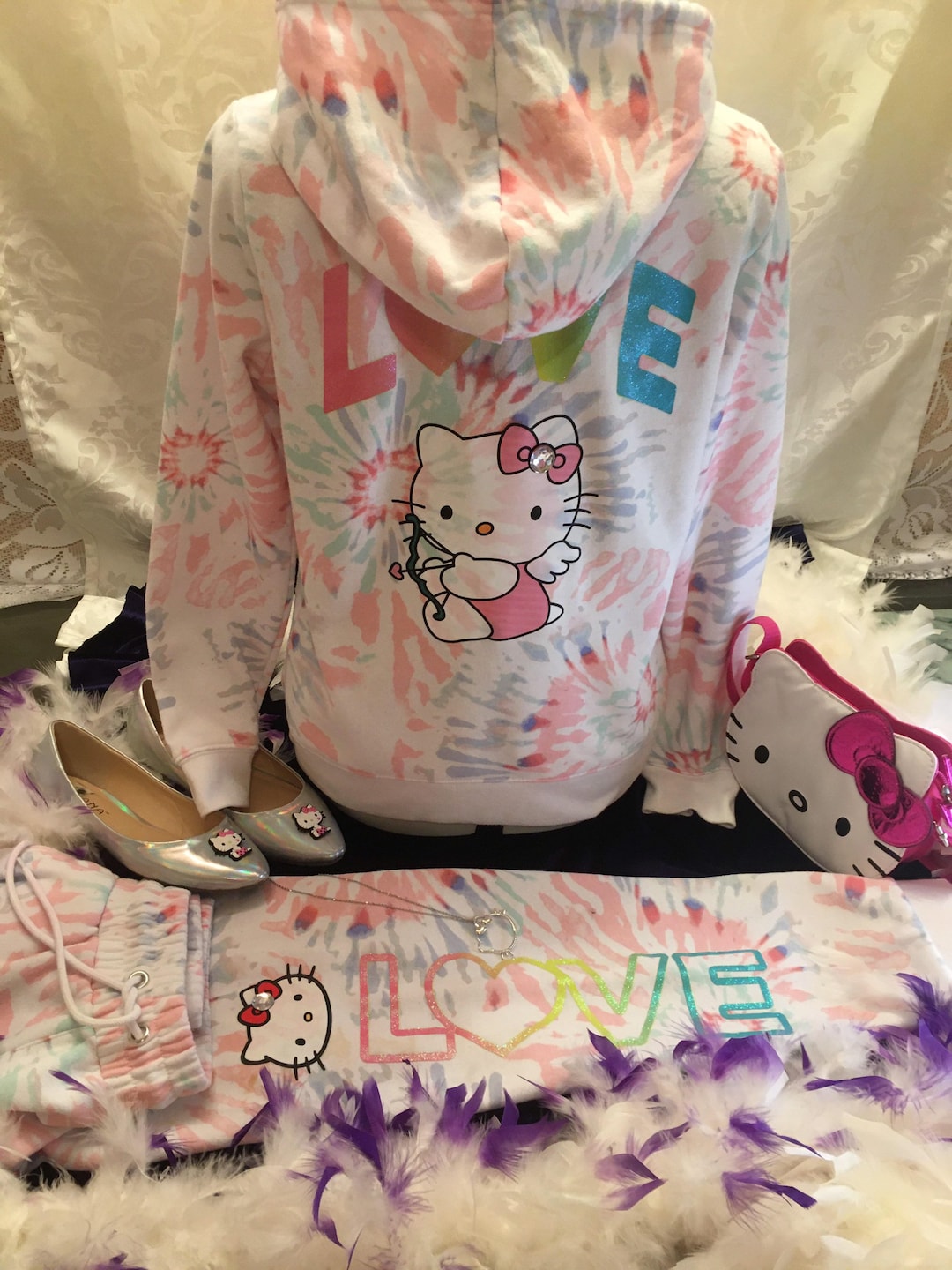 Adorable Hello Kitty Dye Tracksuit - Etsy