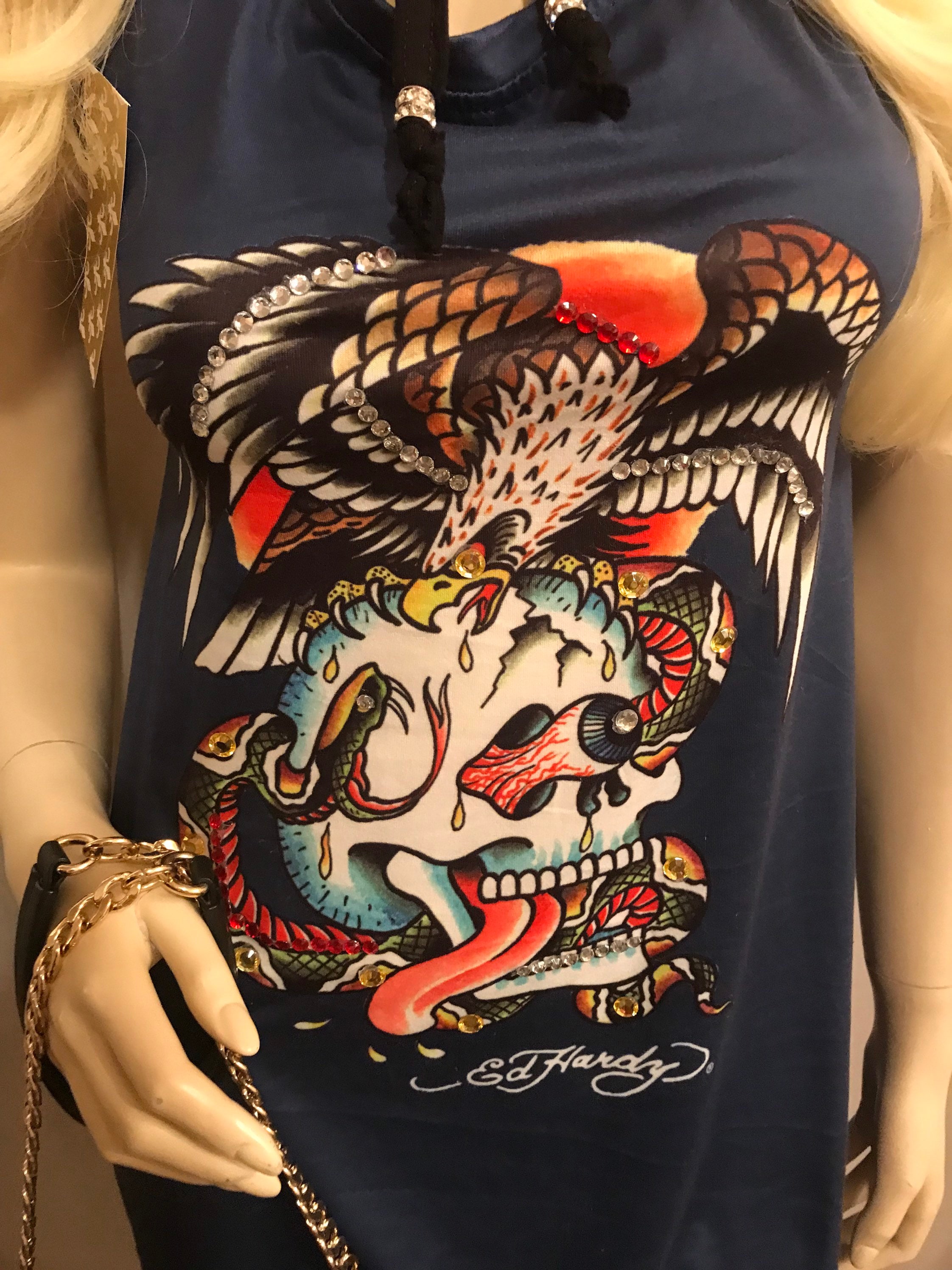 Rare Gorgeous Vintage Y2k Ed Hardy Custom Halter Dress - Etsy