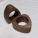 Walnut Napkin Rings, Reuleaux Triangle, Set of 4 - Etsy