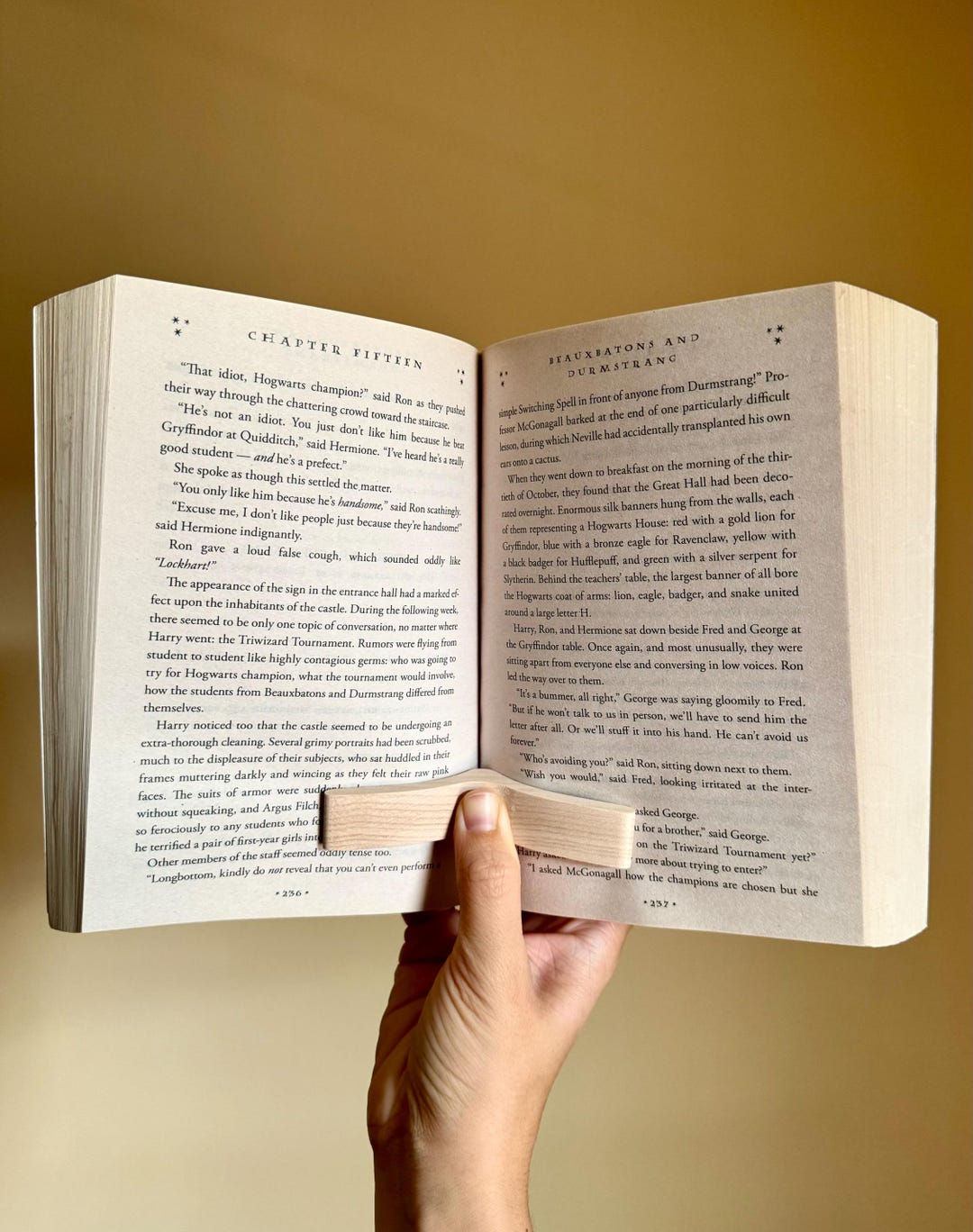 Wooden Book Page Holder, Maple Book Birdie, Page Spreader, Book ...