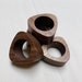 Walnut Napkin Rings, Reuleaux Triangle, Set of 4 - Etsy
