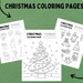 Holiday Color Palette Coloring Sheets - Etsy