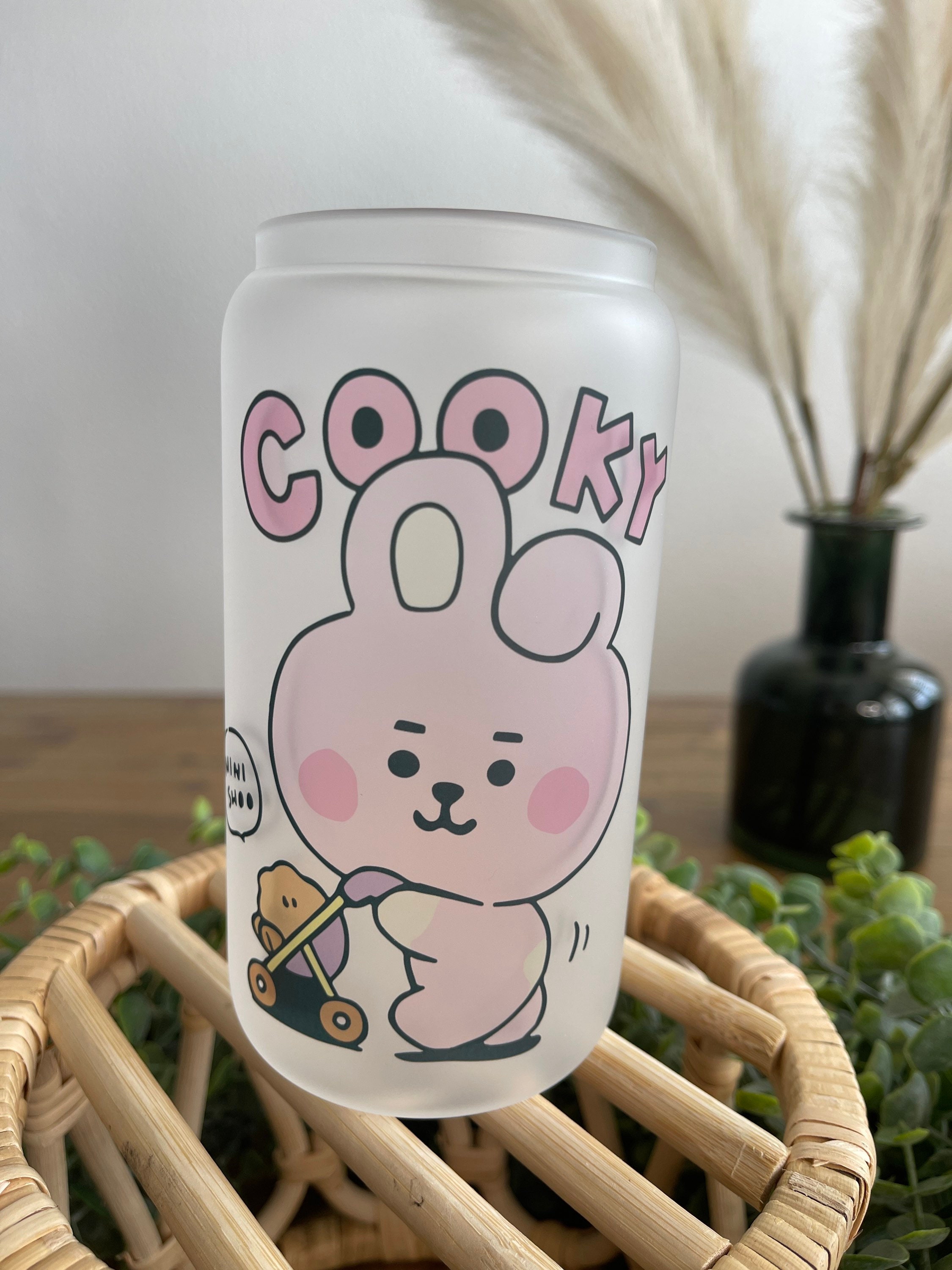 Cooky / BTS Frosted Glass Can / My Little Buddy Cup / Iced - Etsy