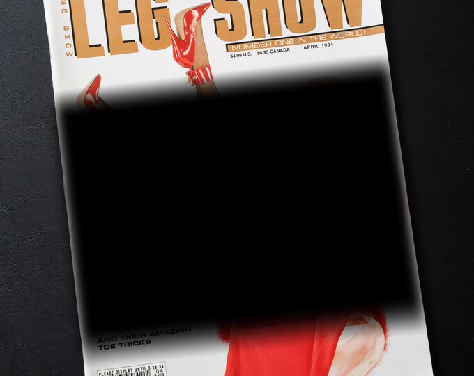 Leg Show Magazine April 1994 Vintage Issue Pin Ups - Etsy