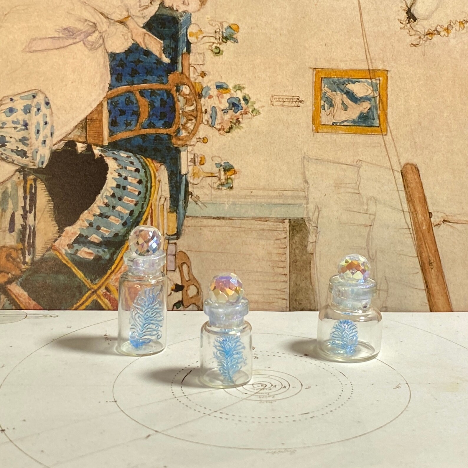 Jobberknoll Feather Harry Potter Potion Mini Magical Potion - Etsy