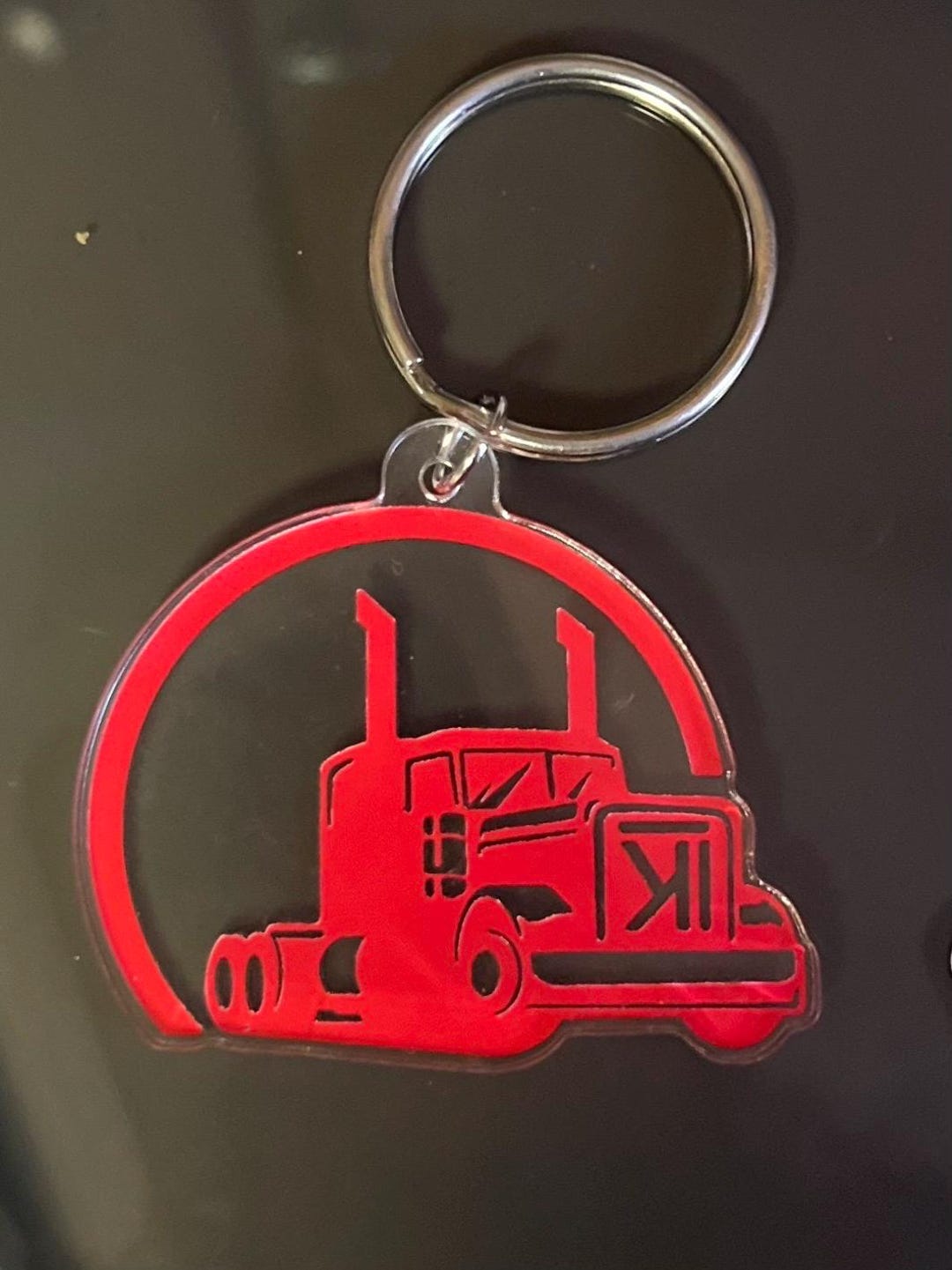 Acrylic Die Cut Keychain: 2-inch - Trucking - Reverse K Bar One ...