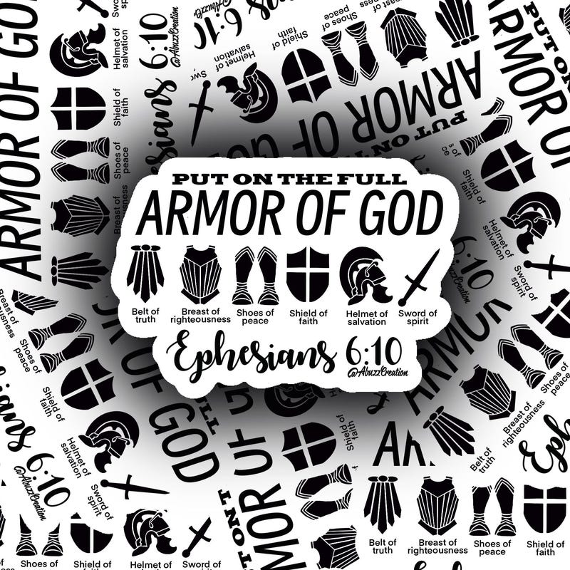 Armor of God Decal - Etsy