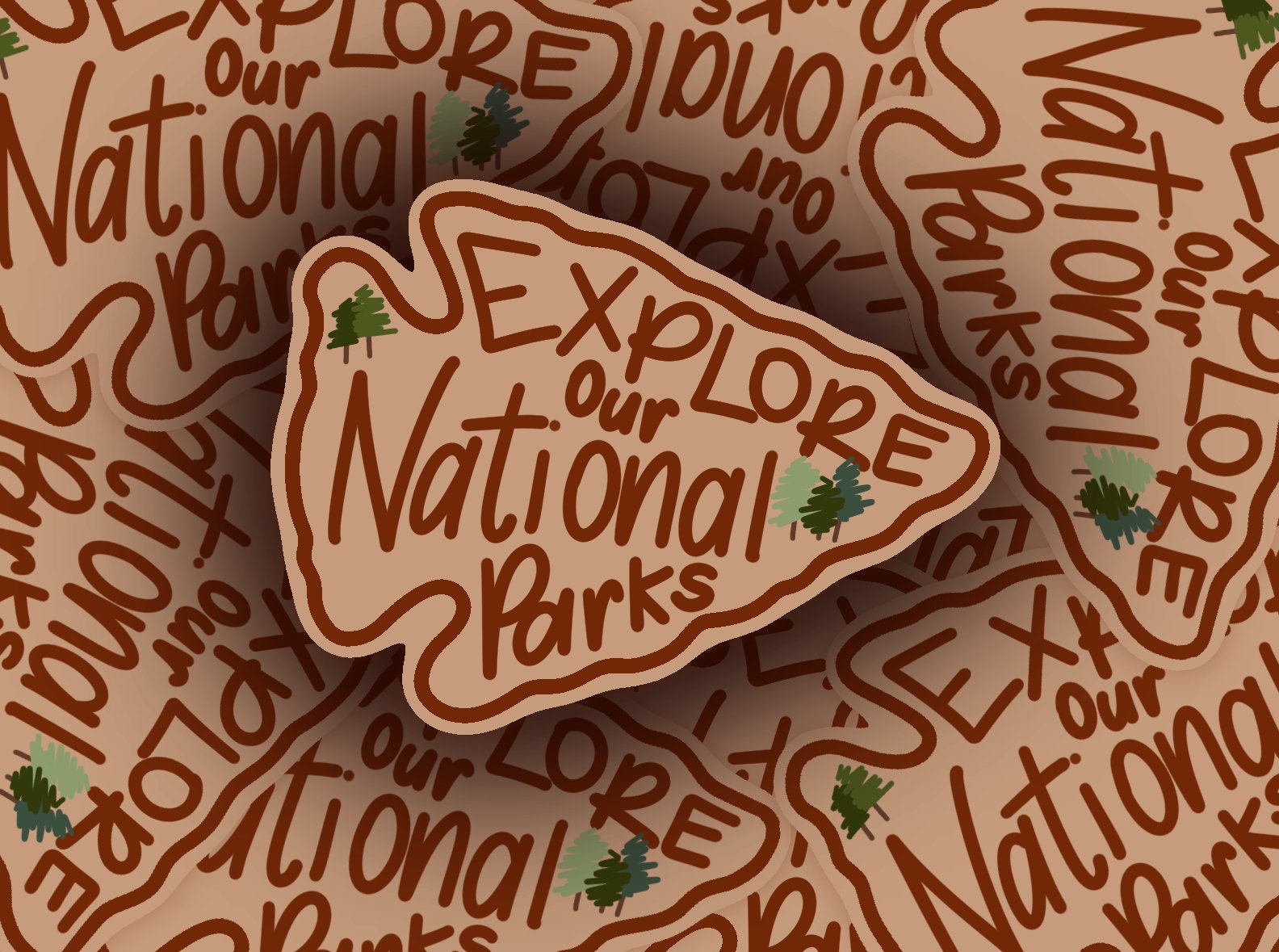 Die Cut Vinyl Sticker: Vinyl/waterproof/glossy 3-inch Camping and ...