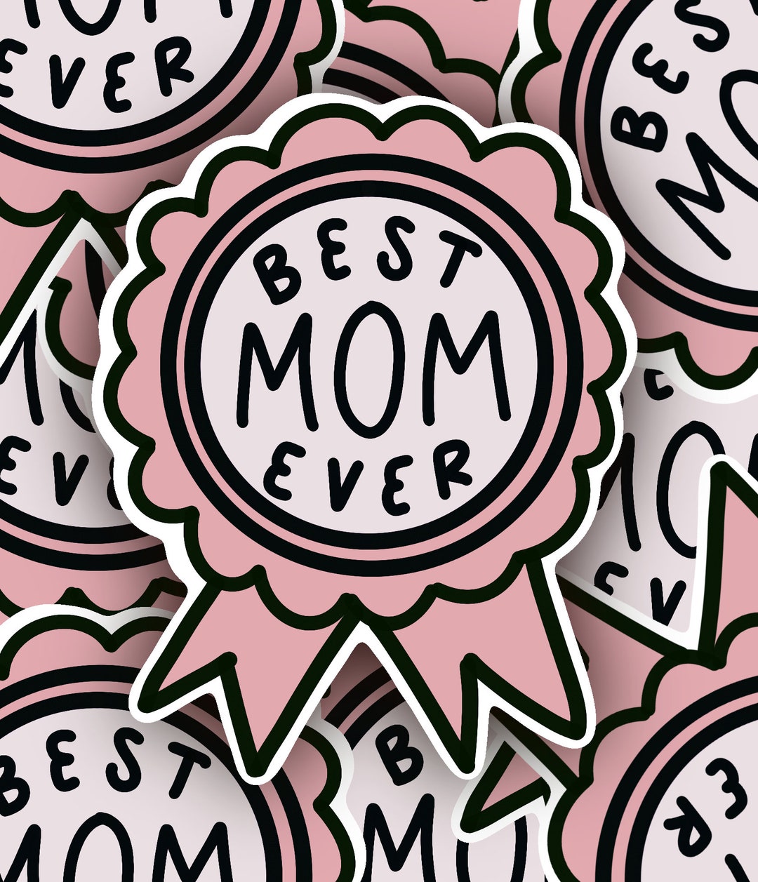 Die Cut Vinyl Sticker: Vinyl/waterproof/glossy 3-inch Parent Sticker ...