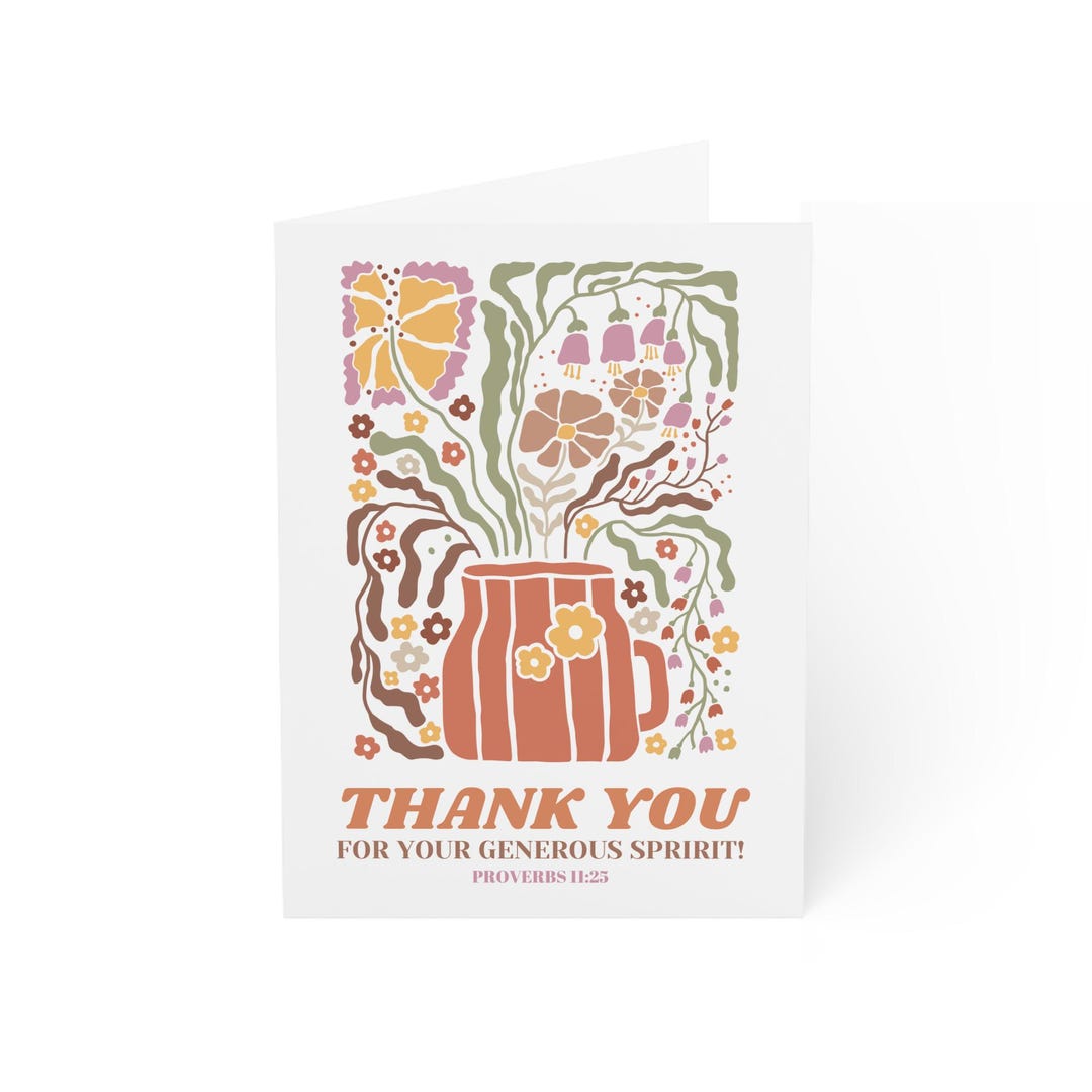 Thank You for Your Generous Spirit | Greeting Cards | JW Scriptural ...