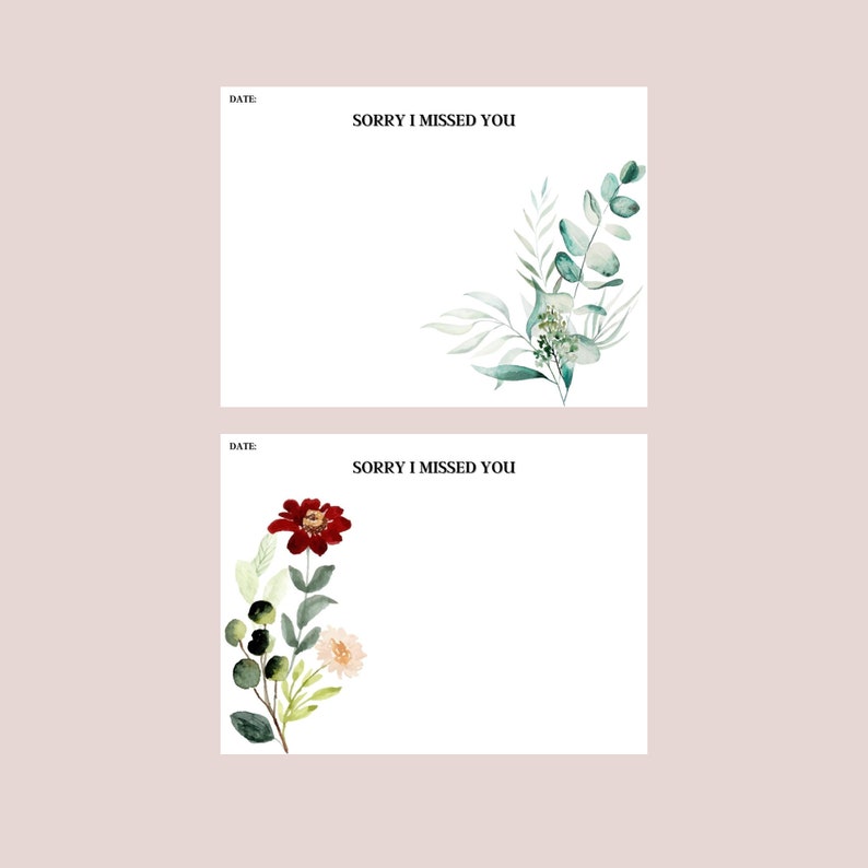 Sorry I Missed You Cards | JW | Ministry & Preaching | Service | Paper ...