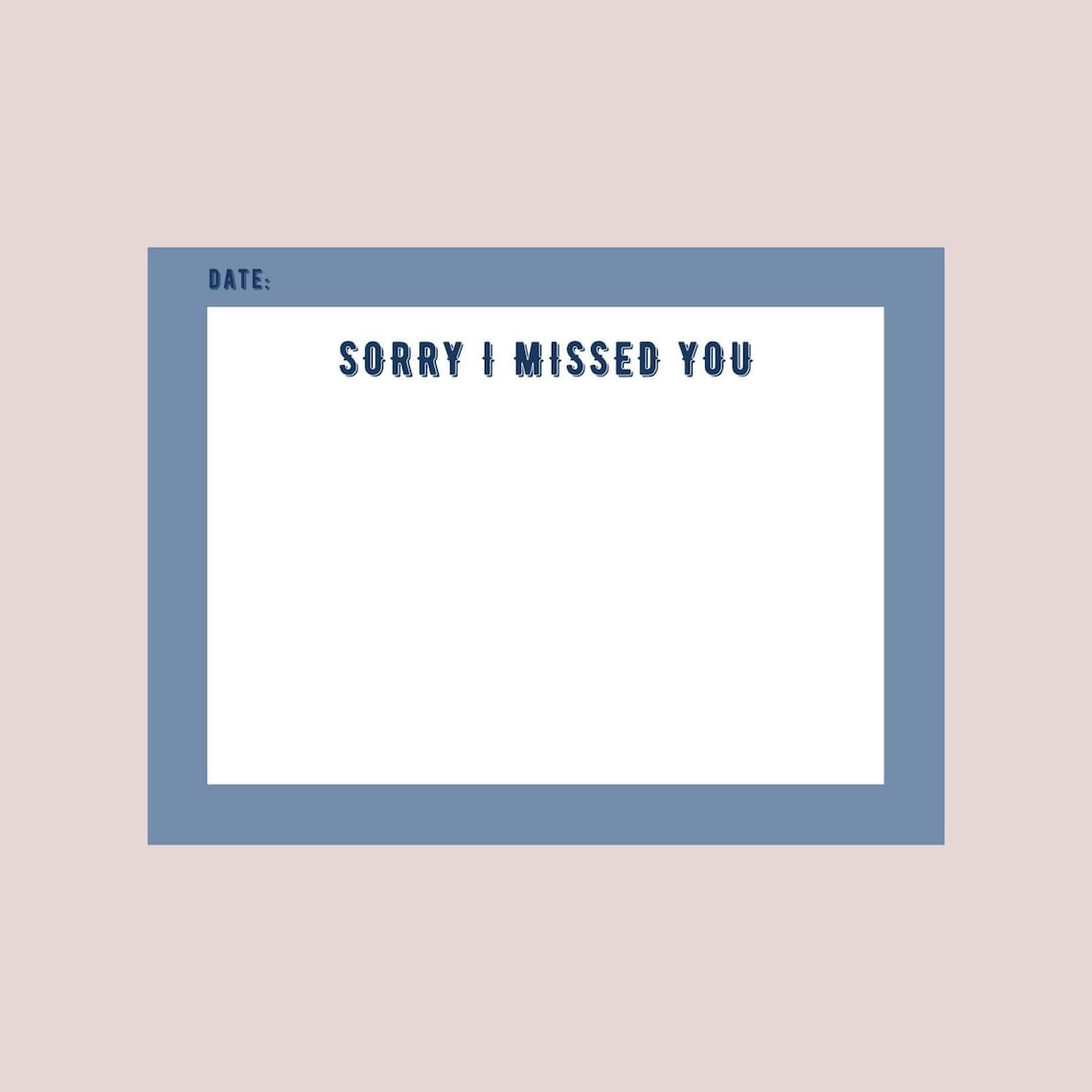 Sorry I Missed You Cards | Paper | JW | Ministry | Service - Etsy
