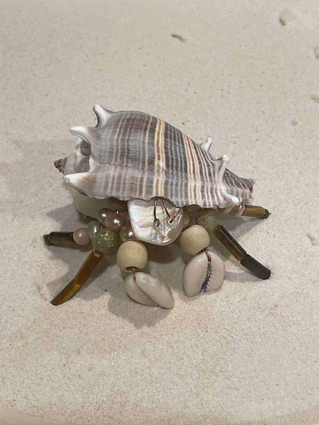 Sage* the Beaded Hermit Crab - Etsy