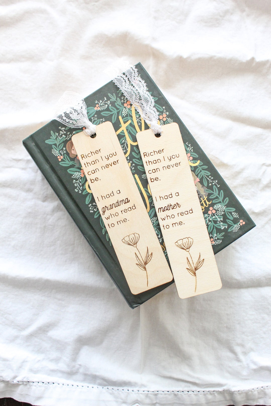 Mother's Day Book Mark, Custom Mother's Day Glowforge File, Mother's ...