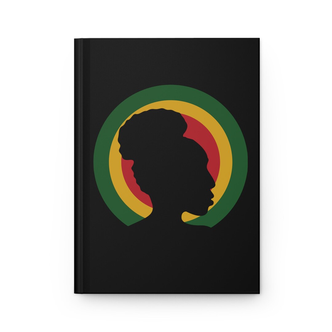 Black Female Woman Silhouette Journal Notebook Gift Hardcover Book ...