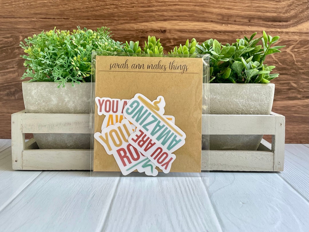 Positive Affirmation Sticker Pack Sticker Bundle - Etsy