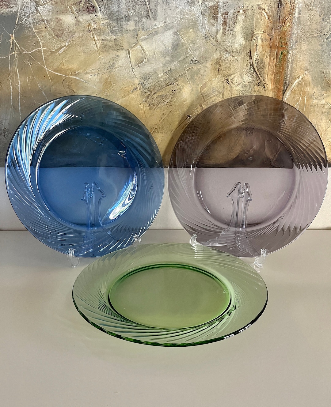 Pyrex Fiesta Serving Platters - Cobalt Blue, Amethyst Purple, Spring ...