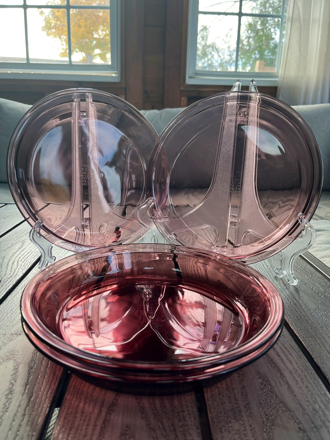 Vintage Purple Pyrex Pie Plates #209 - Etsy