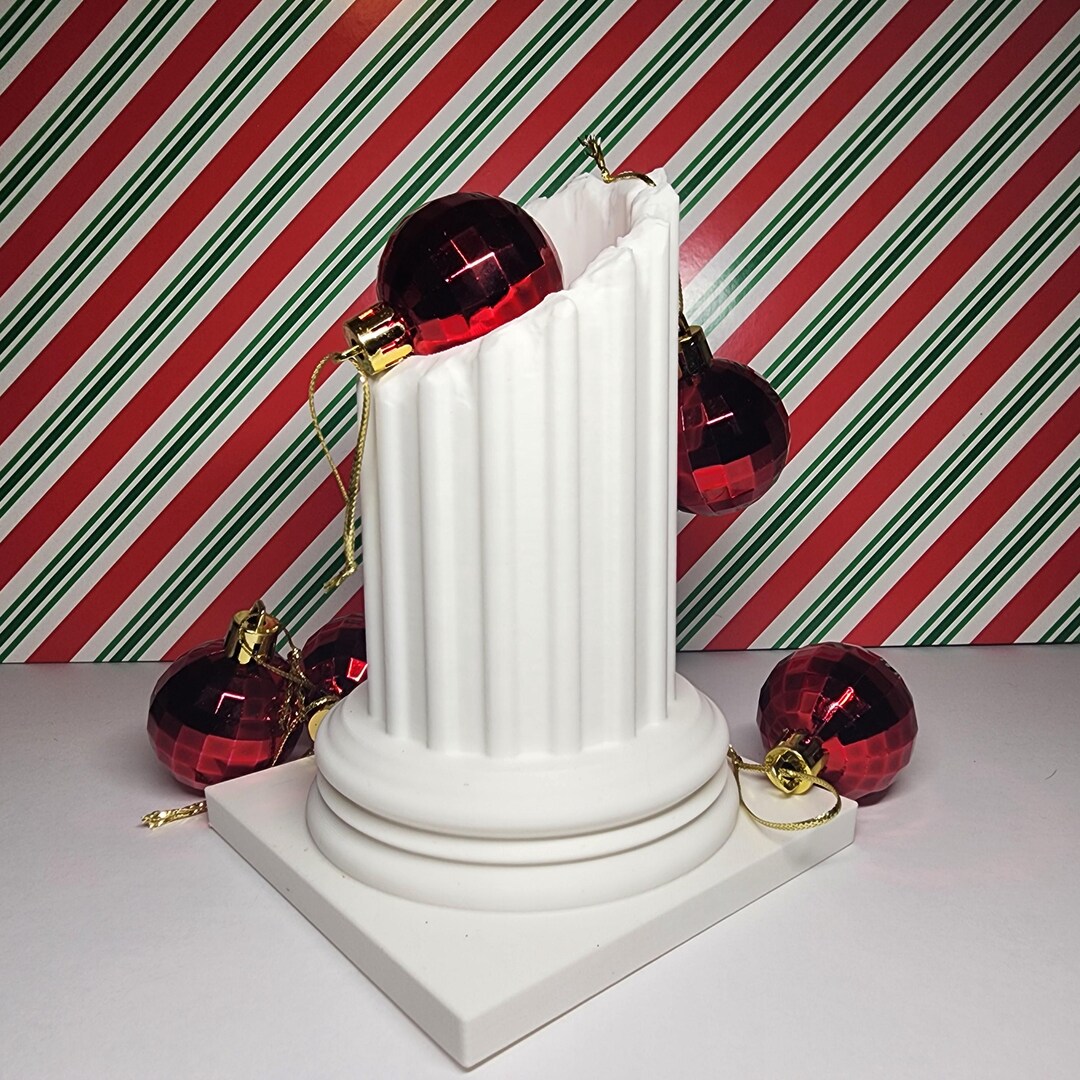 Ancient Pillar Ruins Decorative Planter, Pens or Makeup Holder 3D ...