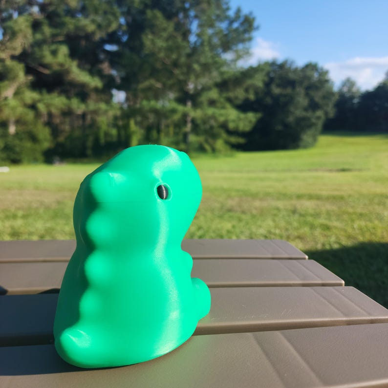 3D Printed Baby T-rex: Adorable Dinosaur Desk Decor - Etsy