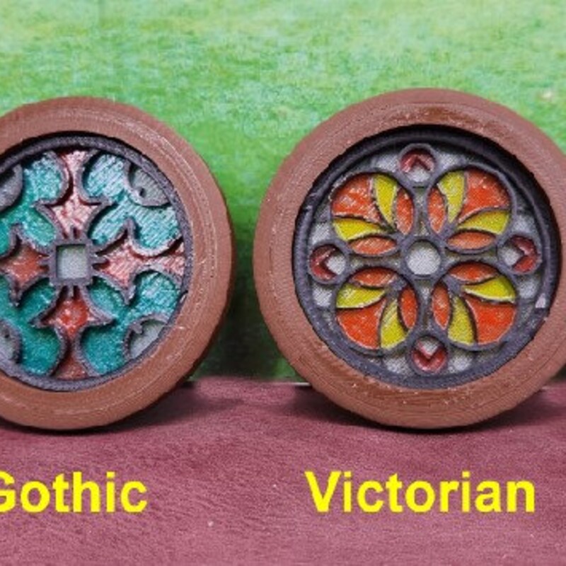 Miniature Stained Glass Windows - Etsy