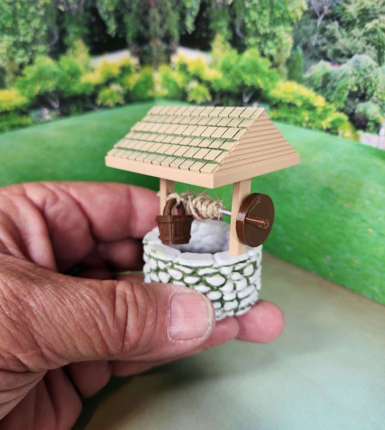 1:24 Scale (half Scale) Mini Wishing Well Painted or Not Painted for ...