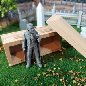 1:24 (half Scale) Casket, Coffin. Perfect for a Halloween Dollhouse or ...