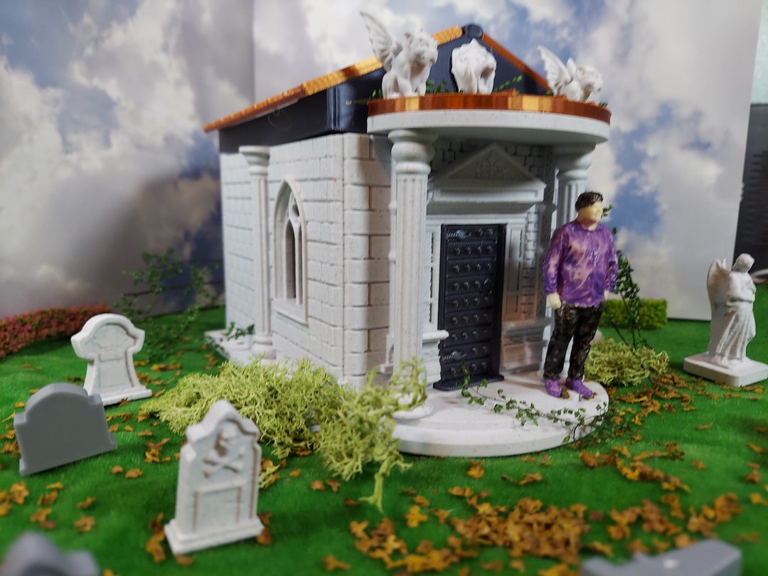 1:24 (half Scale) Crypt. High Detail, With Coffin, Perfect for a ...
