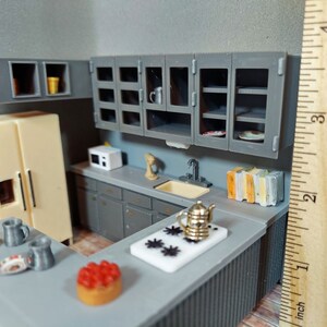 1:24 Scale (half Scale) Complete Seinfeld Kitchen Fridge Microwave ...