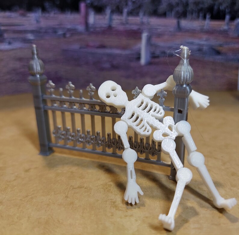 1:24 (half Scale) Skeletons! Poseable. Comes in White or Glow in the ...