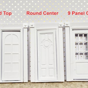 1:24 Scale (half Scale) 3d Printed Working Interior Doors 5 Styles 3 ...