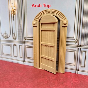 1:24 Scale (half Scale) 3d Printed Working Interior Doors 5 Styles 3 ...
