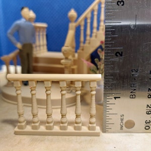 Dollhouse Miniature Stair Railing Available in Three Colors to Match My ...