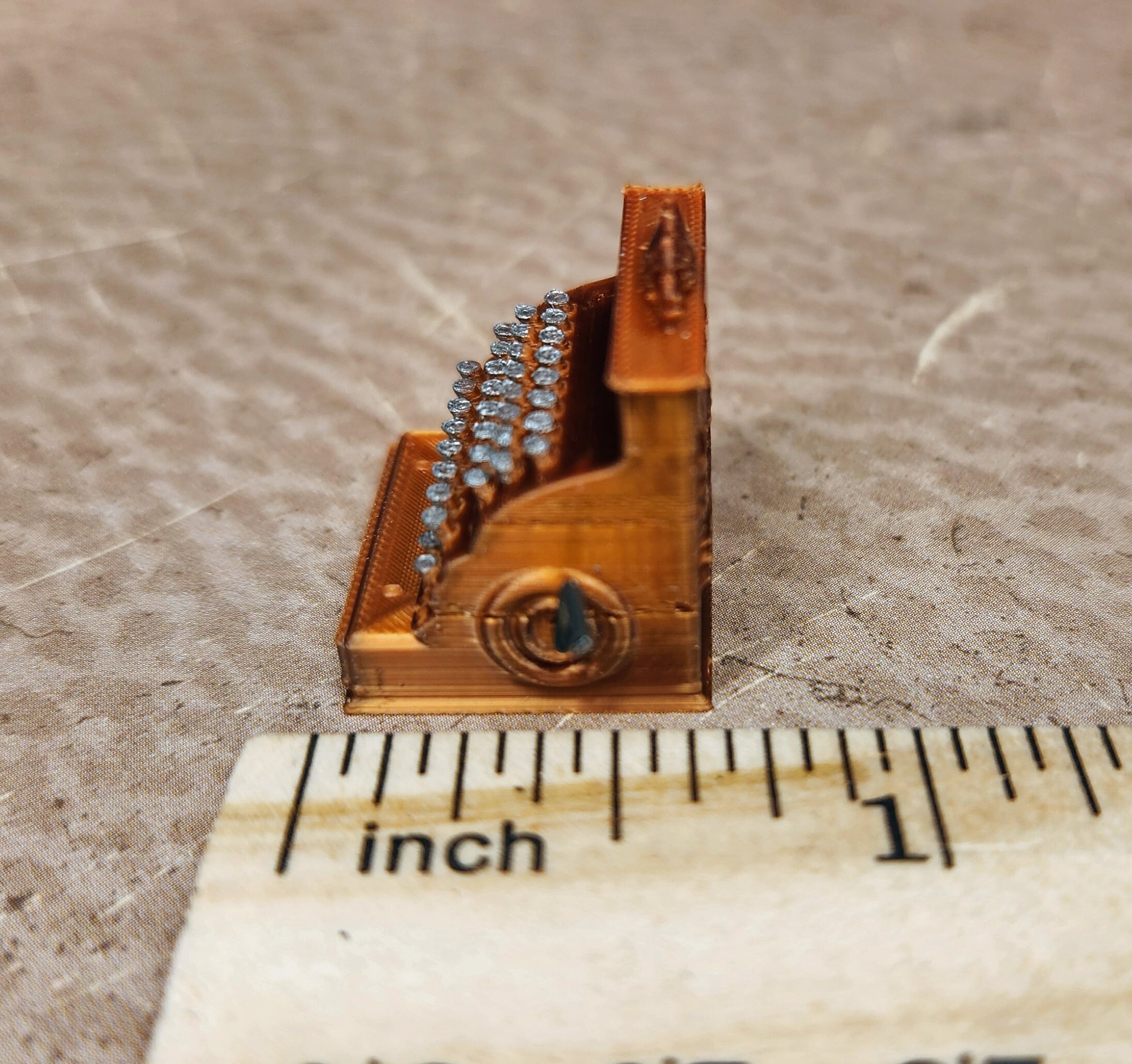 1:24 (half Scale) Antique Looking Cash Register 3d Printed in Copper ...