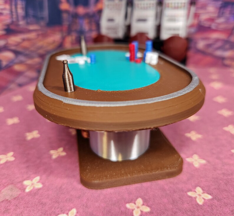 1:24 Scale (half Scale) Poker Table for Your Private Casino! Multi ...