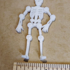 1:24 (half Scale) Skeletons! Poseable. Comes in White or Glow in the ...