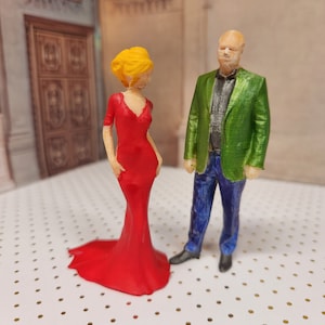 1:24 Scale (half Scale) Lady in Red Figure, Doll, Formal Dress. for ...